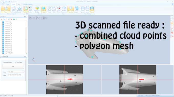 Convert your 3d scan cloud points into mesh or 3d model by Albertruce ...
