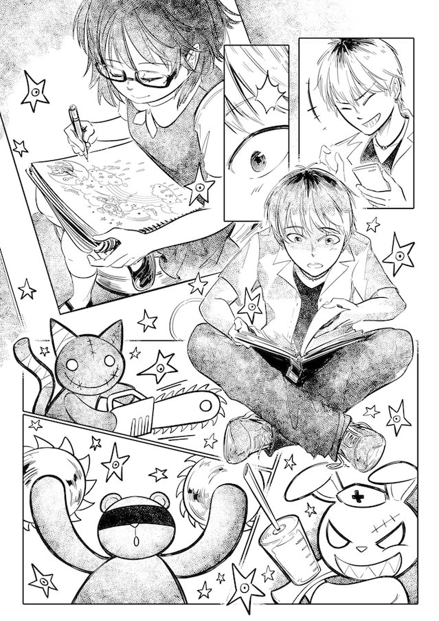 Create black and white manga pages by Moonsia | Fiverr