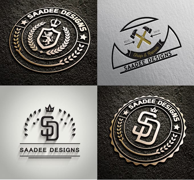 Design professional modern badge logo by Saadee_designs | Fiverr