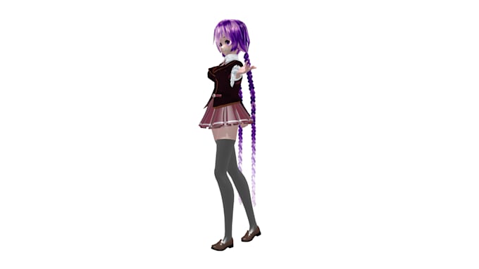 Create an mmd model in pmx by Sakuraangel | Fiverr