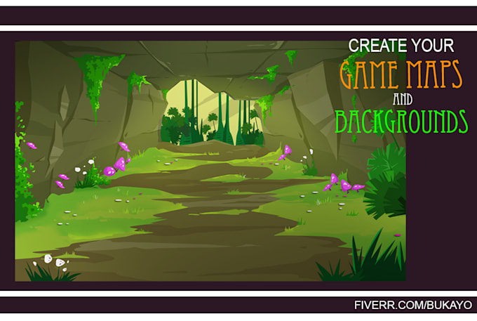 Create game maps and backgrounds for your game by Bukayo | Fiverr