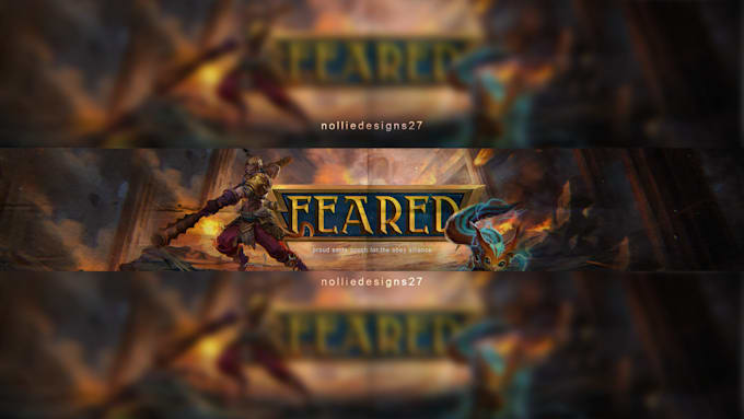 Design a good looking youtube channel banner by Nolliedesigns27 | Fiverr