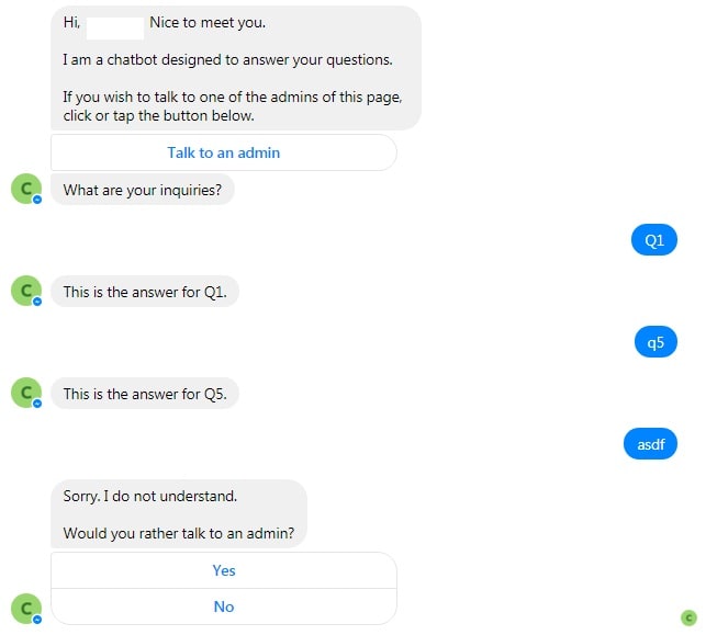 Use chatfuel to make a simple faq chatbot for your fb page by Christineyan265 | Fiverr