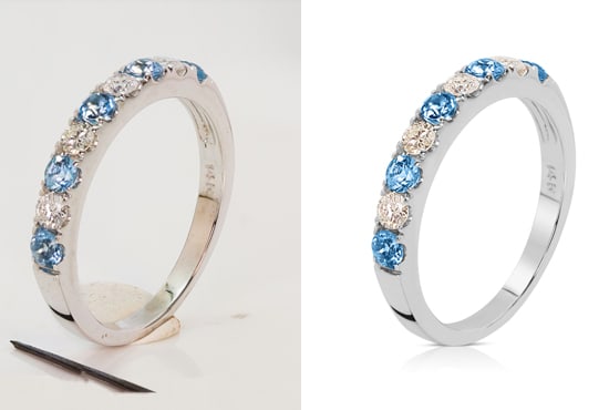 Jewelry retouching and touch up of 3 images by Mominhossain944 | Fiverr