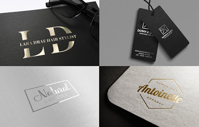 Design a clean typography logo by Delfinadesign | Fiverr