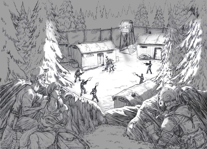 Draw your characters from your role playing game by Darthcestual | Fiverr