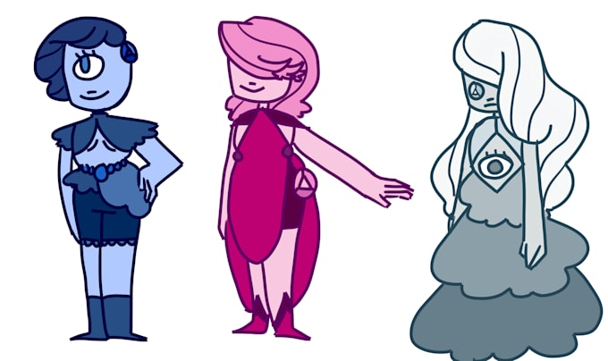 Design a gemsona for you by Soltrajikmagiks | Fiverr