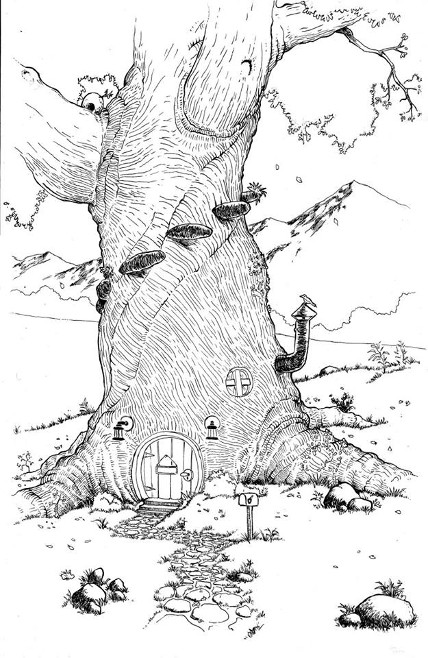 Draw a super detailed landscape for you by Geebler | Fiverr