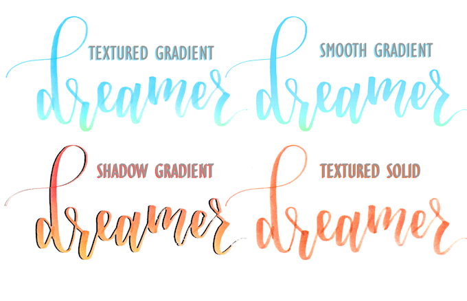 Write your words in a colourful calligraphy style by Ellenmelon | Fiverr