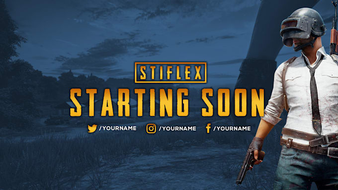 Create you a pubg styled twitch overlay by Stiflex | Fiverr