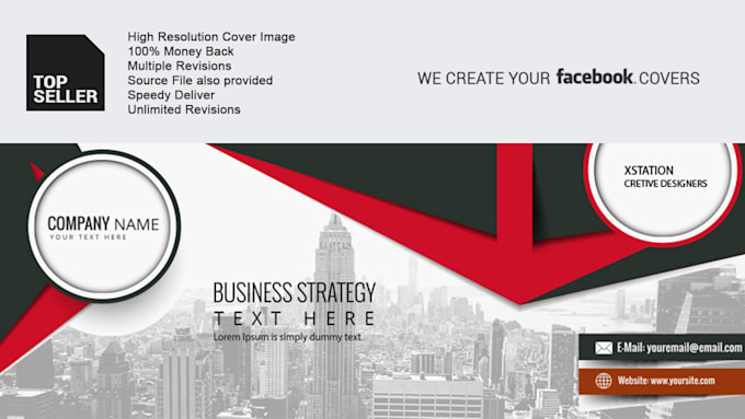 Design attractive facebook banners by Salithax | Fiverr