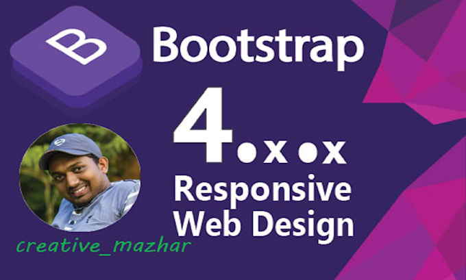 Create responsive web design with bootstrap by Creative_mazhar | Fiverr