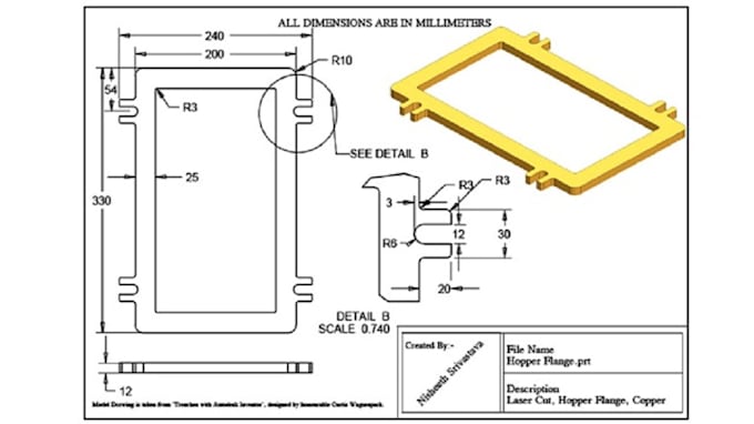 Convert 2d drawing to 3d model instantly by Sumeetmak | Fiverr