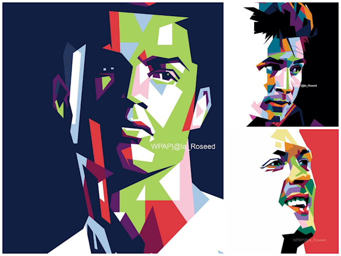 Draw professional wpap pop art portrait for your photo by Afiviamin ...