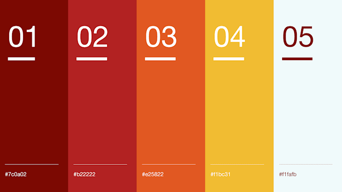 Suggest a professional color palette for your product or brand by ...