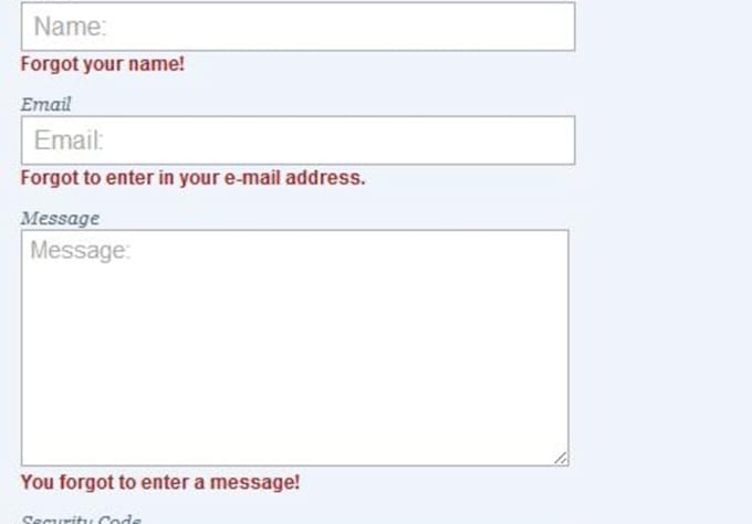 Create a custom contact form with captcha and validations by Arb0na ...