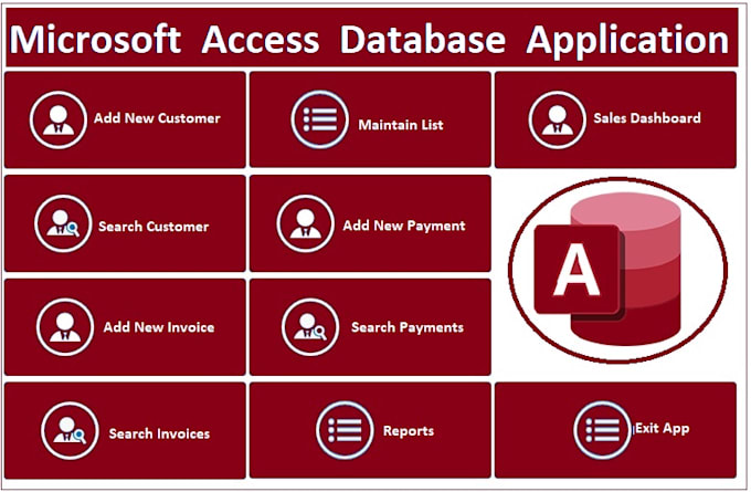 Build database application in microsoft access by Warisalijoiya | Fiverr
