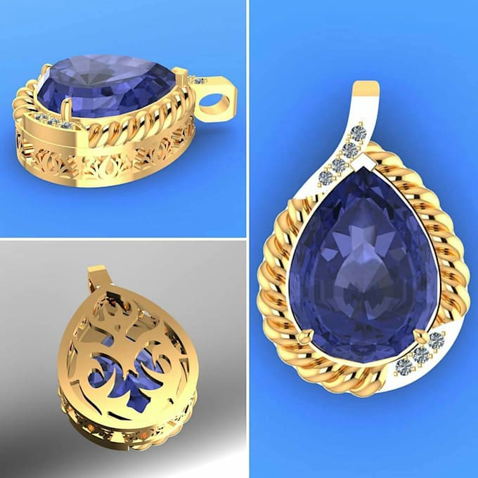 Cad custom design 3d jewelry by Rudolfnemith | Fiverr