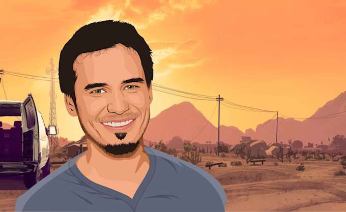 Make amazing vector cartoon from your photo by Mustofadesign | Fiverr
