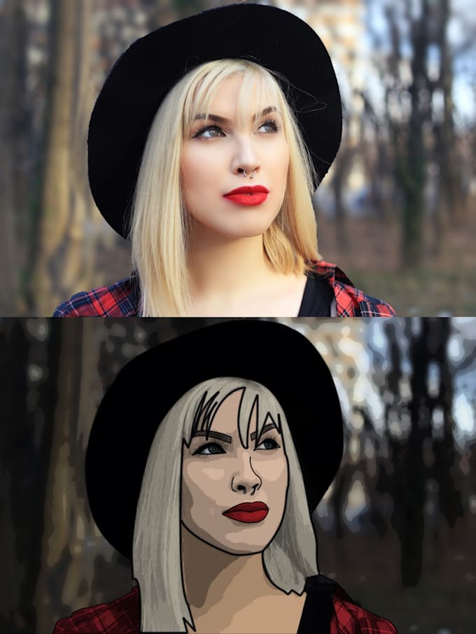 Transform every photo in cartoon photo by Nera187 | Fiverr