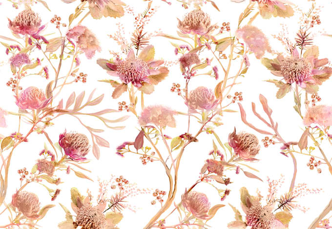 Create any pattern design hand drawn or digital by Najlakay | Fiverr