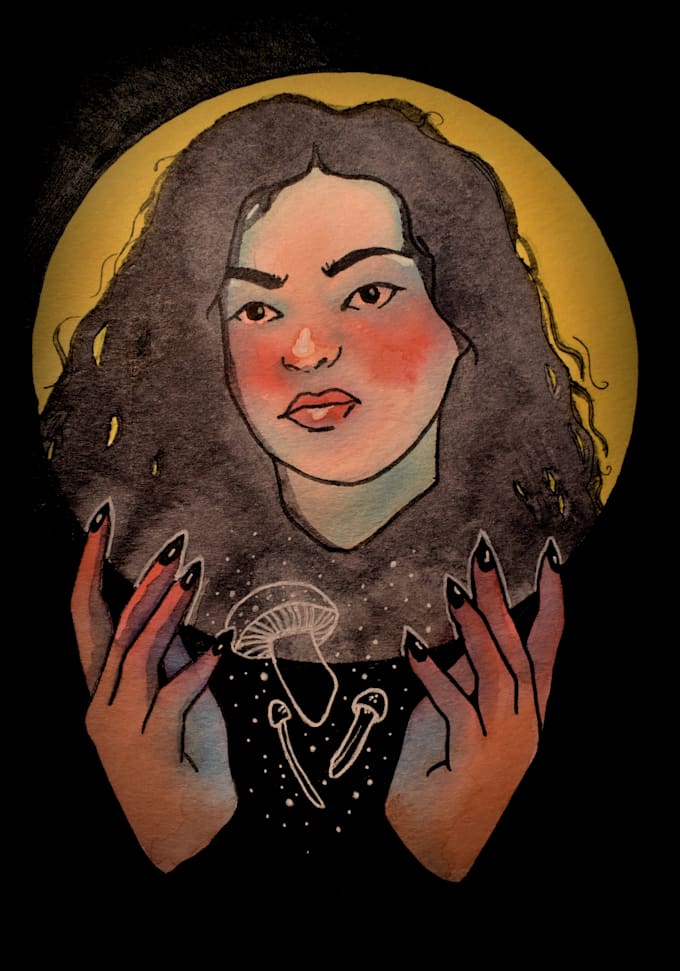 Create a stylized portrait by Ladybon_ | Fiverr