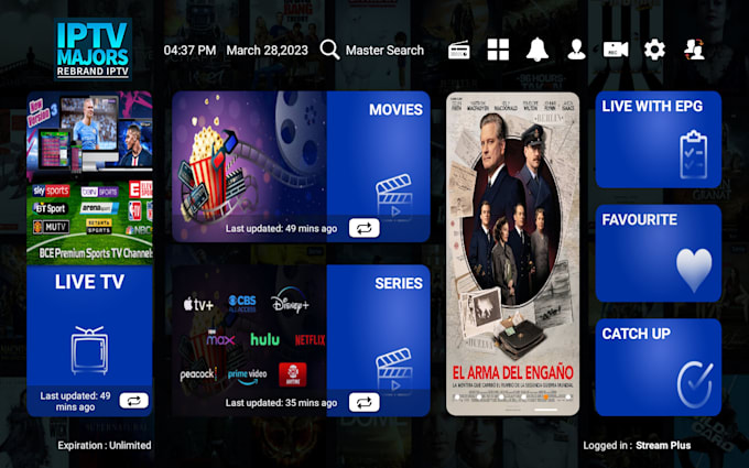 Professionally rebrand your android iptv app by Landingdesignr | Fiverr