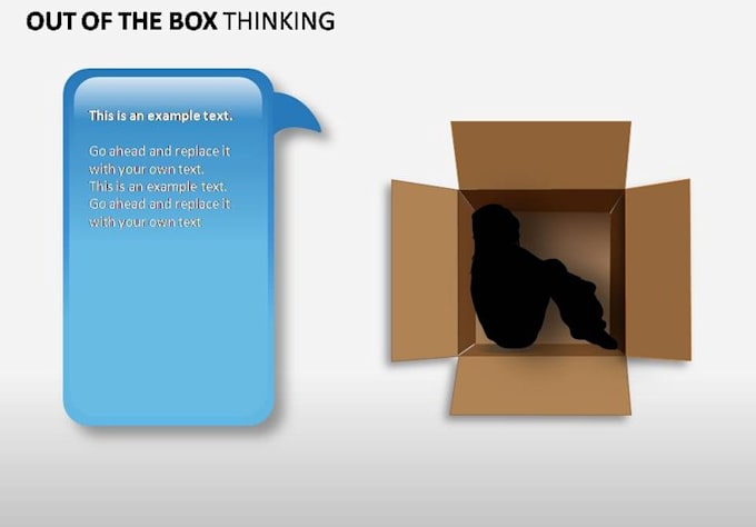 Send you an out of the box thinking themed presentation template by ...