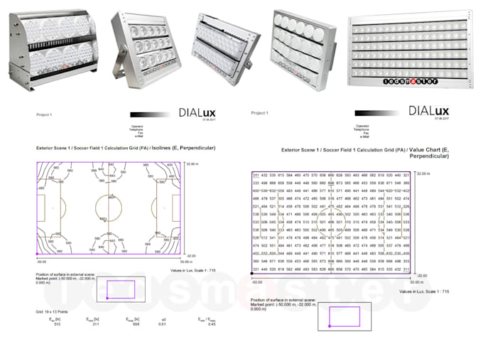 Use dialux lighting design and simulation for led sports field and ...