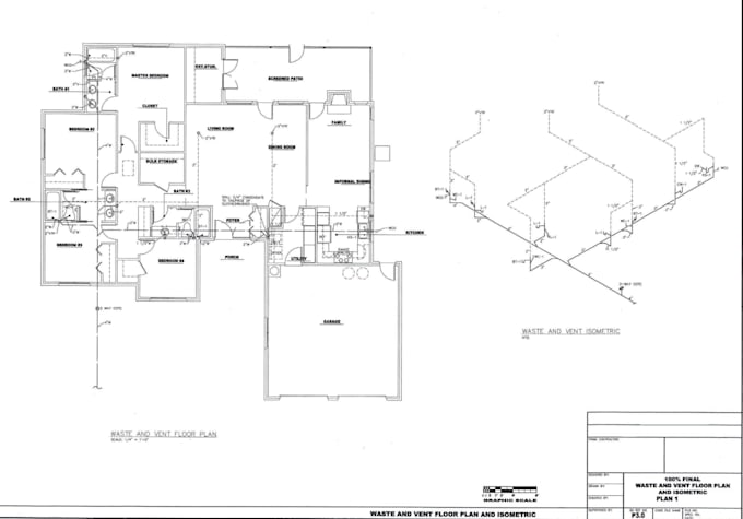 Create your sanitary plumbing design by Rumelislam | Fiverr