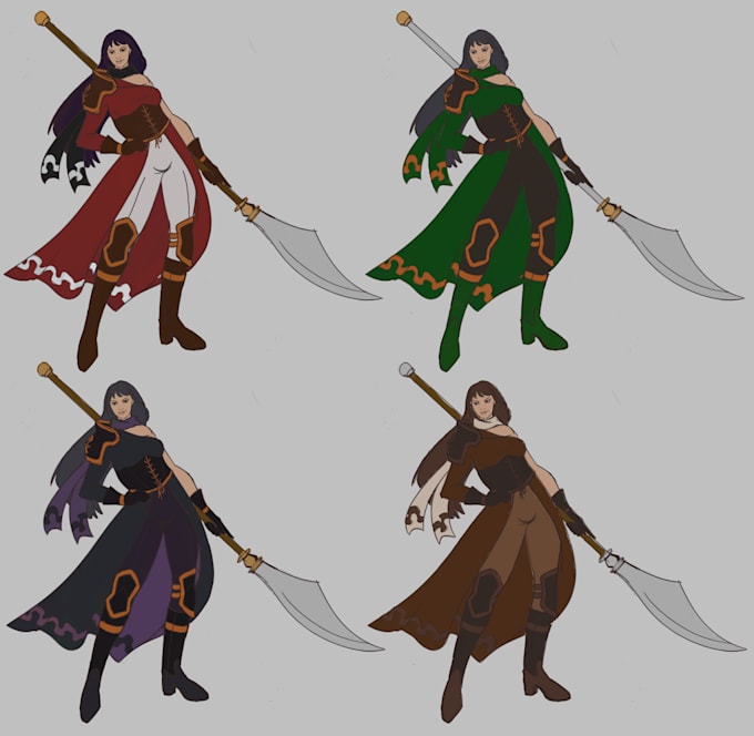 Create an outfit designs for your character by Artsy2craft | Fiverr