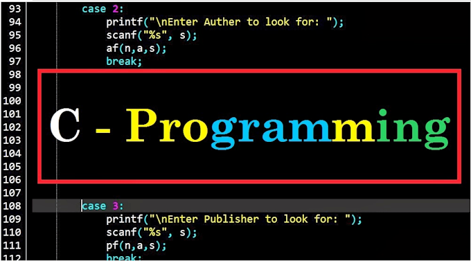 Help you in c programming code by Sagar_biswas | Fiverr