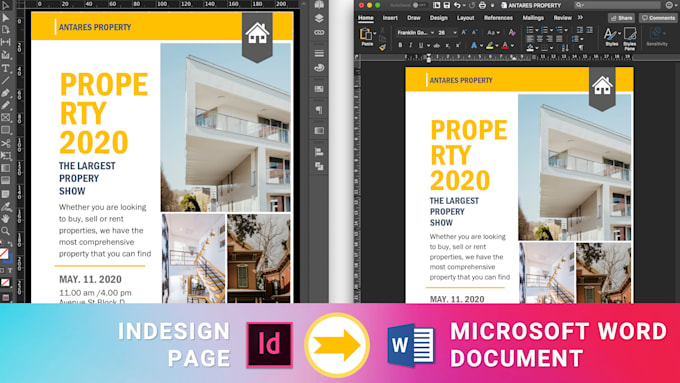 Convert indesign to microsoft word by Broewnis | Fiverr