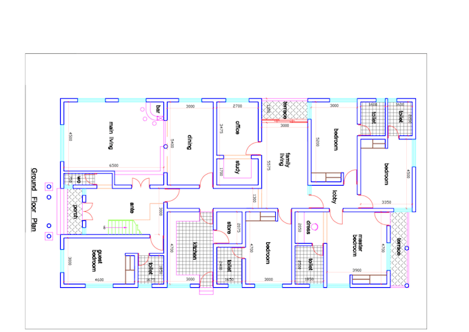 Create a unique architectural design using autocad by Jenniferrdesign ...