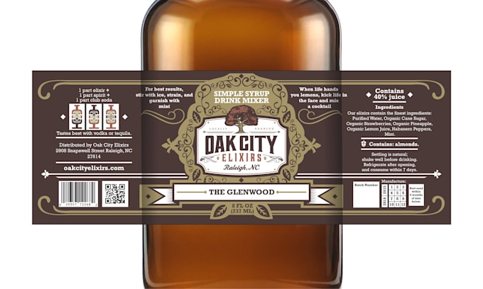 Design professional label of product by Lowobiru | Fiverr