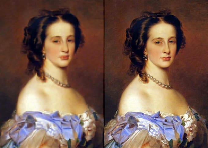 Upscale, sharpen, improve, enhance images and photos quality by ...