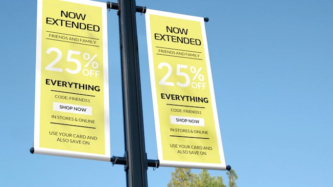 Design professional outdoor lamp post sign by Logicsdesign95 | Fiverr