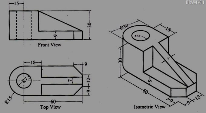 Redraw technical drawings from pdf or pictures to cad by Msquare_design ...