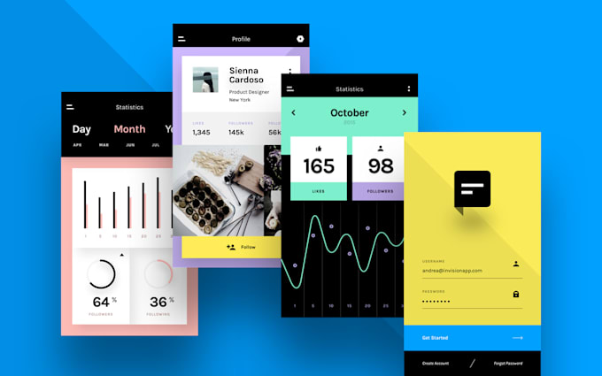Design stunning responsive web or mobile ui by Shishiralex | Fiverr