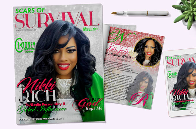 Design funky magazine covers and layout by Sidrafayyaz_07 | Fiverr