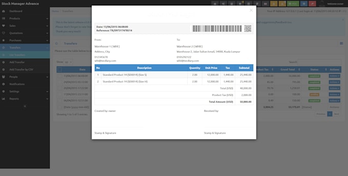 Create inventory and stock manage and invoice system by Lovattodevs ...