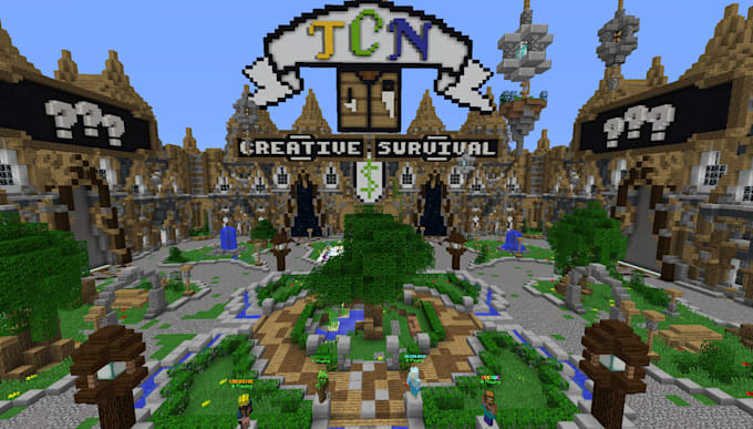 Make a custom minecraft spawn or hub for you by Kymmas | Fiverr