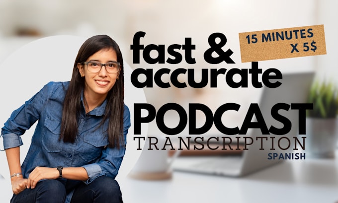 Do a fast and accurate spanish transcription service by Conarch | Fiverr