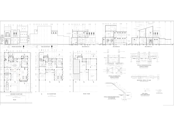 Design simple rcc and steel structures and make 2d autocad drafting by ...
