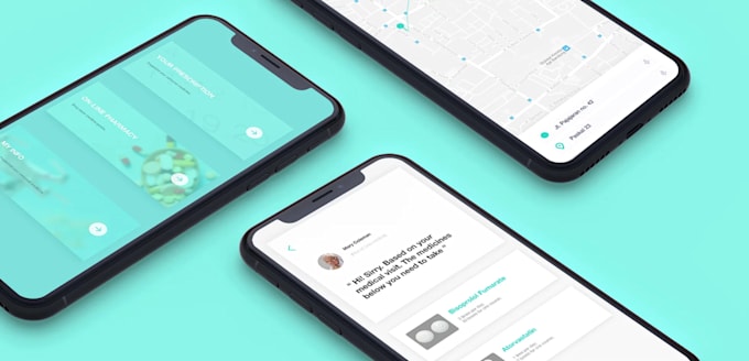 Design modern mobile interface app ui for business by Siyuzhang381 | Fiverr