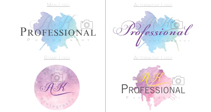 Design a high quality watercolor signature logo by Lionheartartist | Fiverr