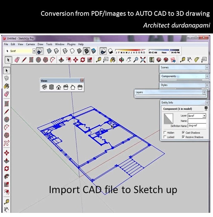 Convert pdf images into drawing by Durdanapami | Fiverr