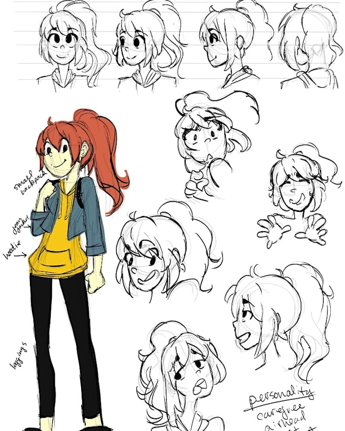 Make custom character designs and illustrations by Liquidamber5 | Fiverr