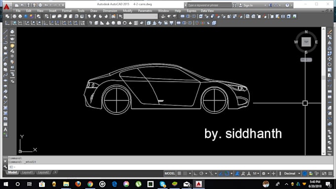 Design machine elements on auto cad and catia by Siddhanthshetty | Fiverr