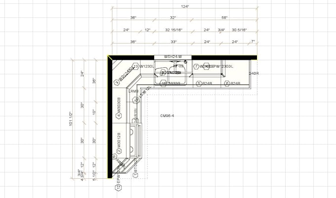 Create a kitchen cabinets design plan and rendering by Anthonyiadevaia ...